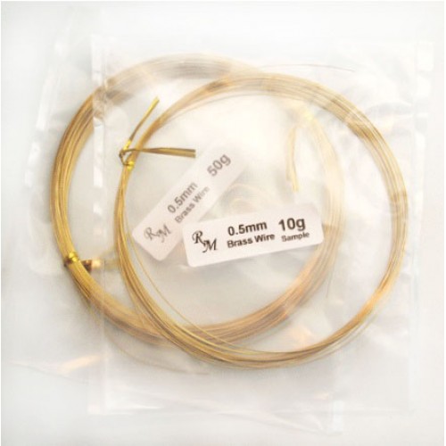 sample 0.7mm Brass Wire 10g